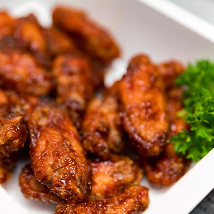 Spicy Honey Chicken Wings - Crockett Honey Co.
